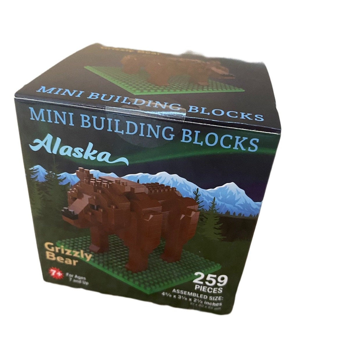 Alaska Grizzly, Mini Blocks — Polar Bear Gifts