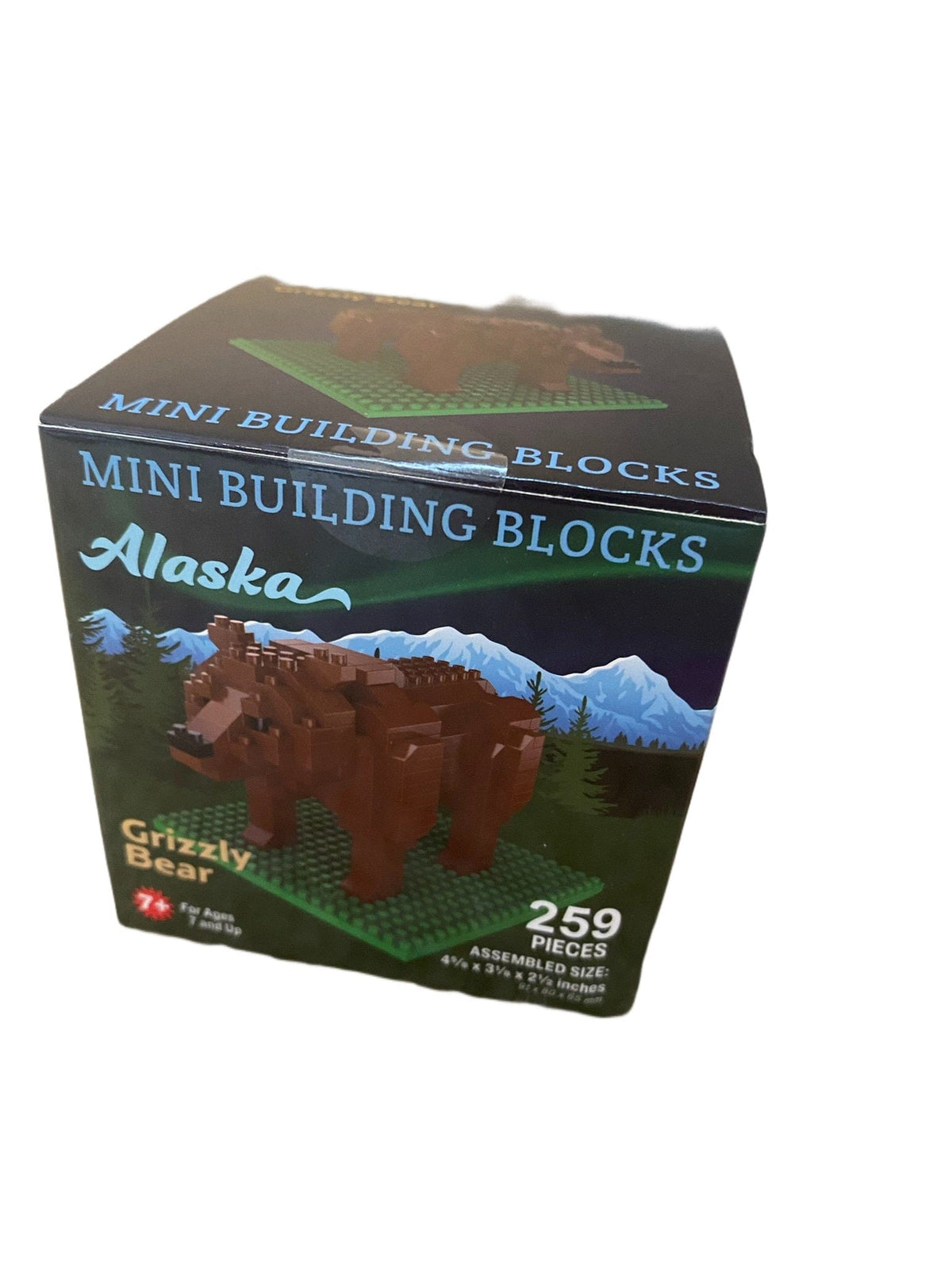 Alaska Grizzly, Mini Blocks — Polar Bear Gifts