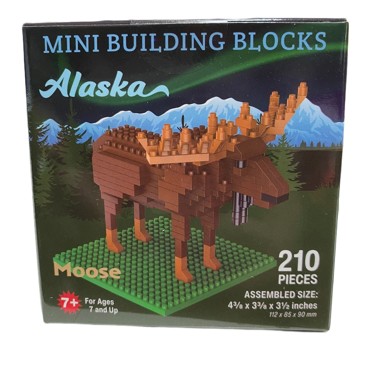 Alaska Moose, Mini Building Blocks — Polar Bear Gifts