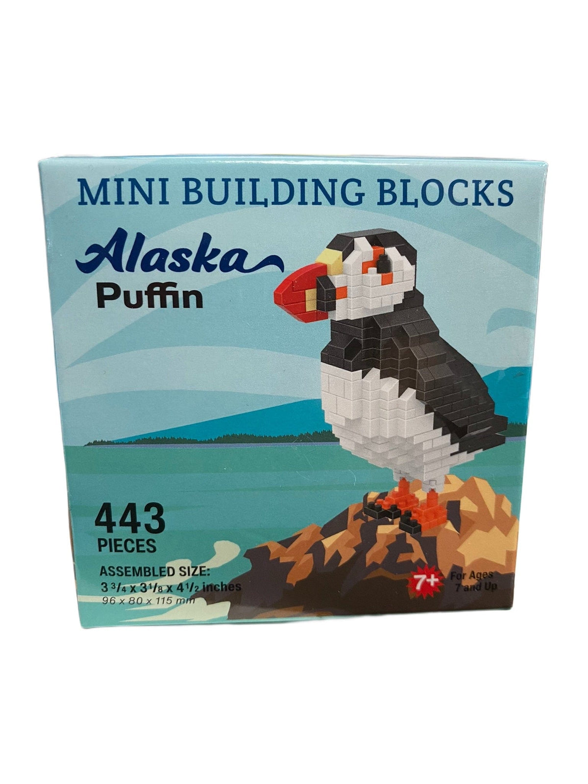Alaska Puffin, Mini Building Blocks — Polar Bear Gifts