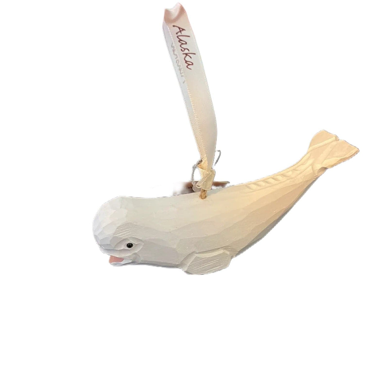 Beluga Whale Wood Ornament — Polar Bear Gifts