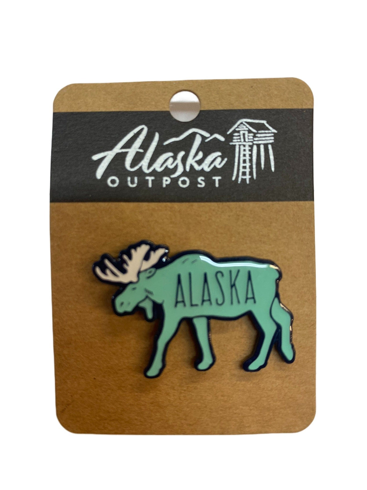 Mint Moose Pin — Polar Bear Gifts