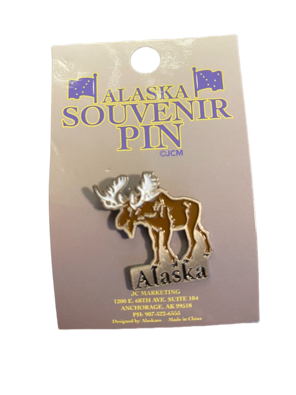 Moose Alaska Pin — Polar Bear Gifts