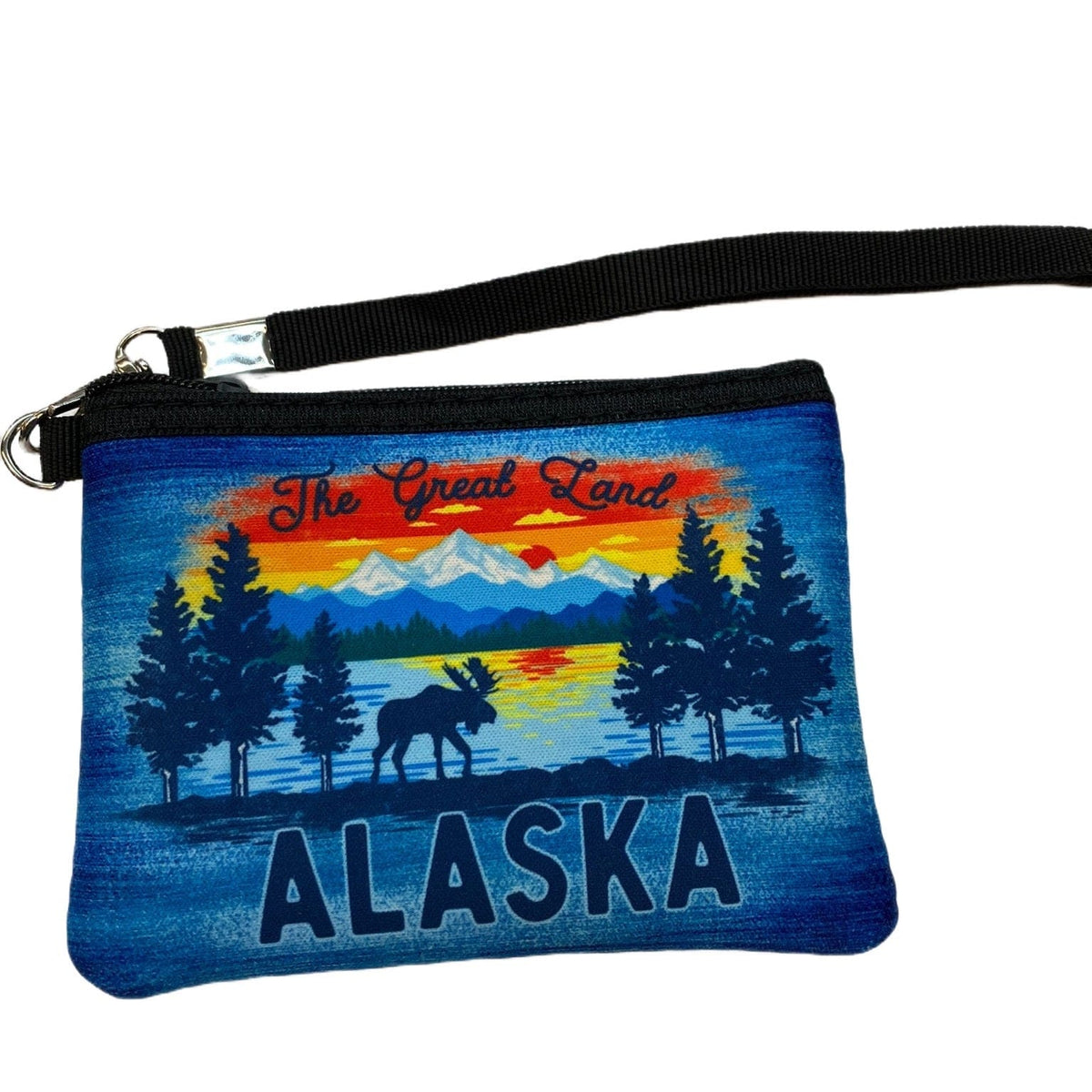 Moose Reflection, Neoprene Coin Purse — Polar Bear Gifts