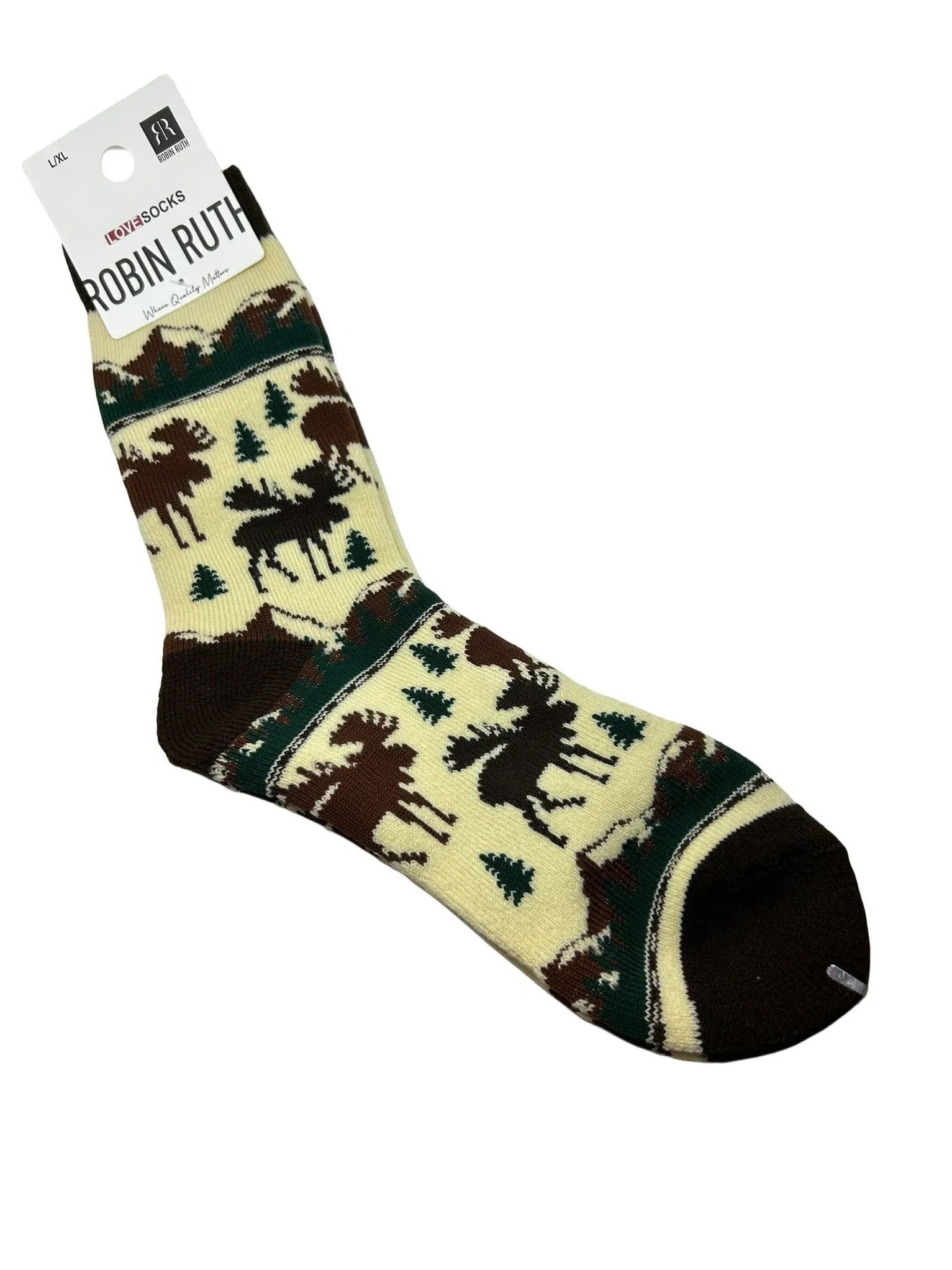 Moose Tree Towel Sock — Polar Bear Gifts