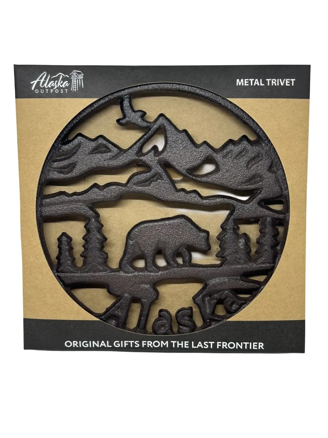 Mountain Bear Metal Trivet — Polar Bear Gifts