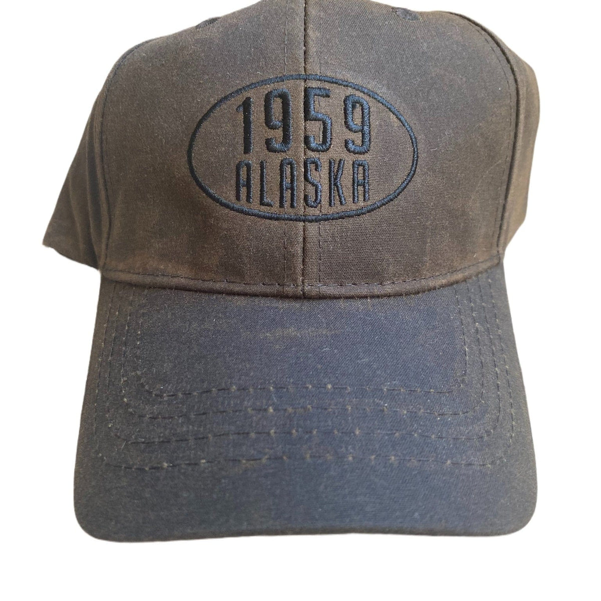 Oil Skin 1959 Alaska, Baseball Hat — Polar Bear Gifts