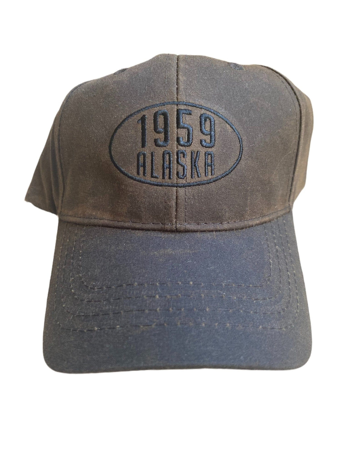 Oil Skin 1959 Alaska, Baseball Hat — Polar Bear Gifts