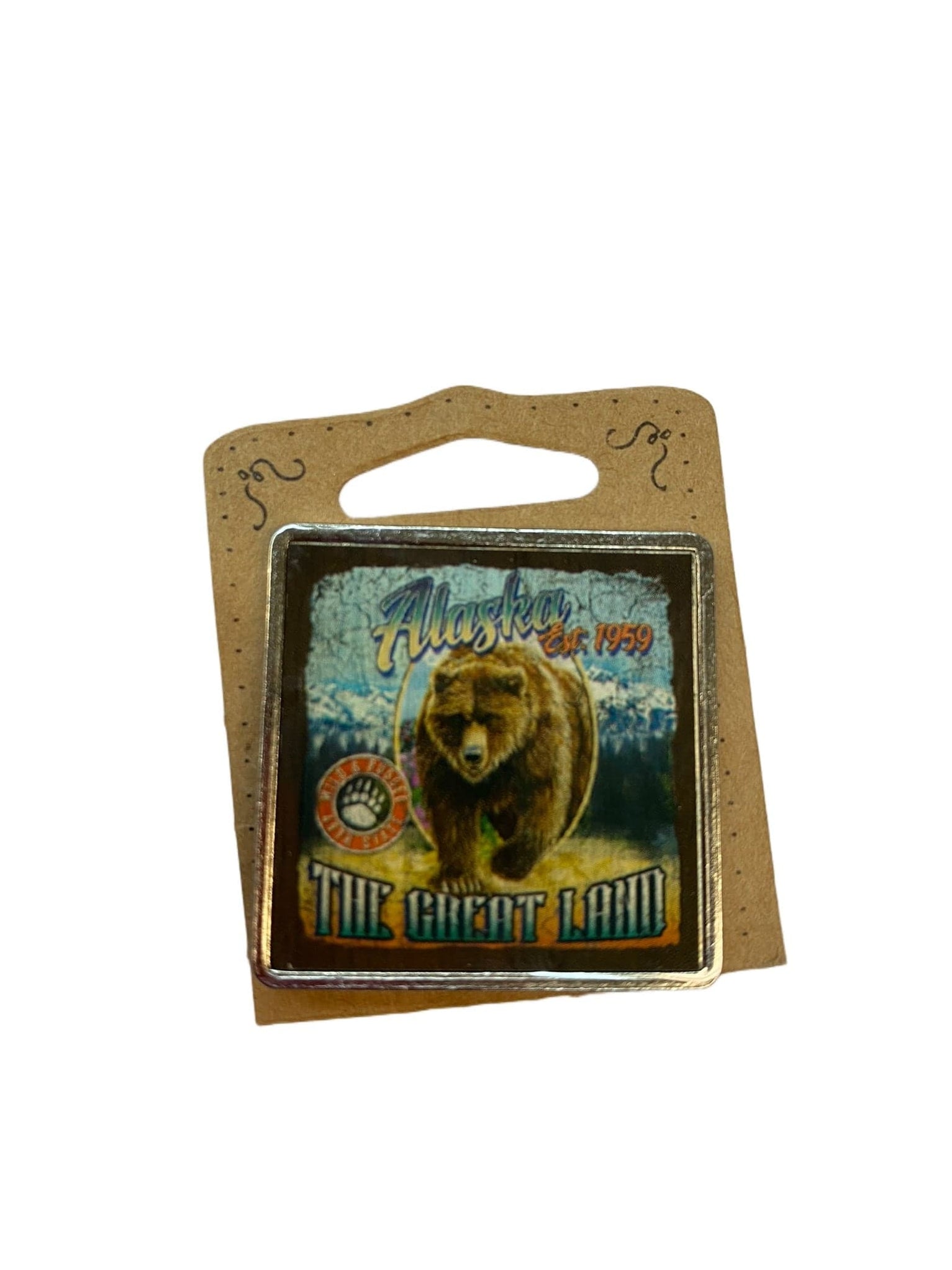 Rugged Grizzly, Pin — Polar Bear Gifts