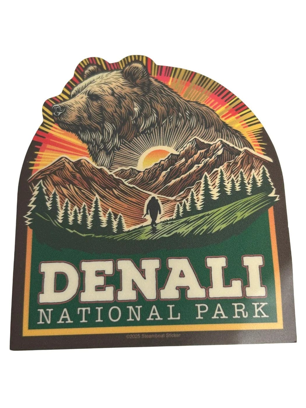 Spirit Bear Denali National Park Sticker — Polar Bear Gifts