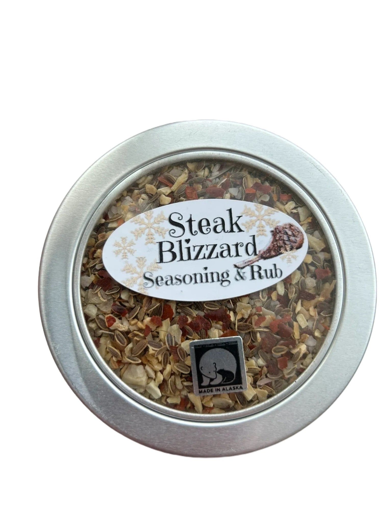 Steak Blizzard Seasoning & Rub, Tin — Polar Bear Gifts