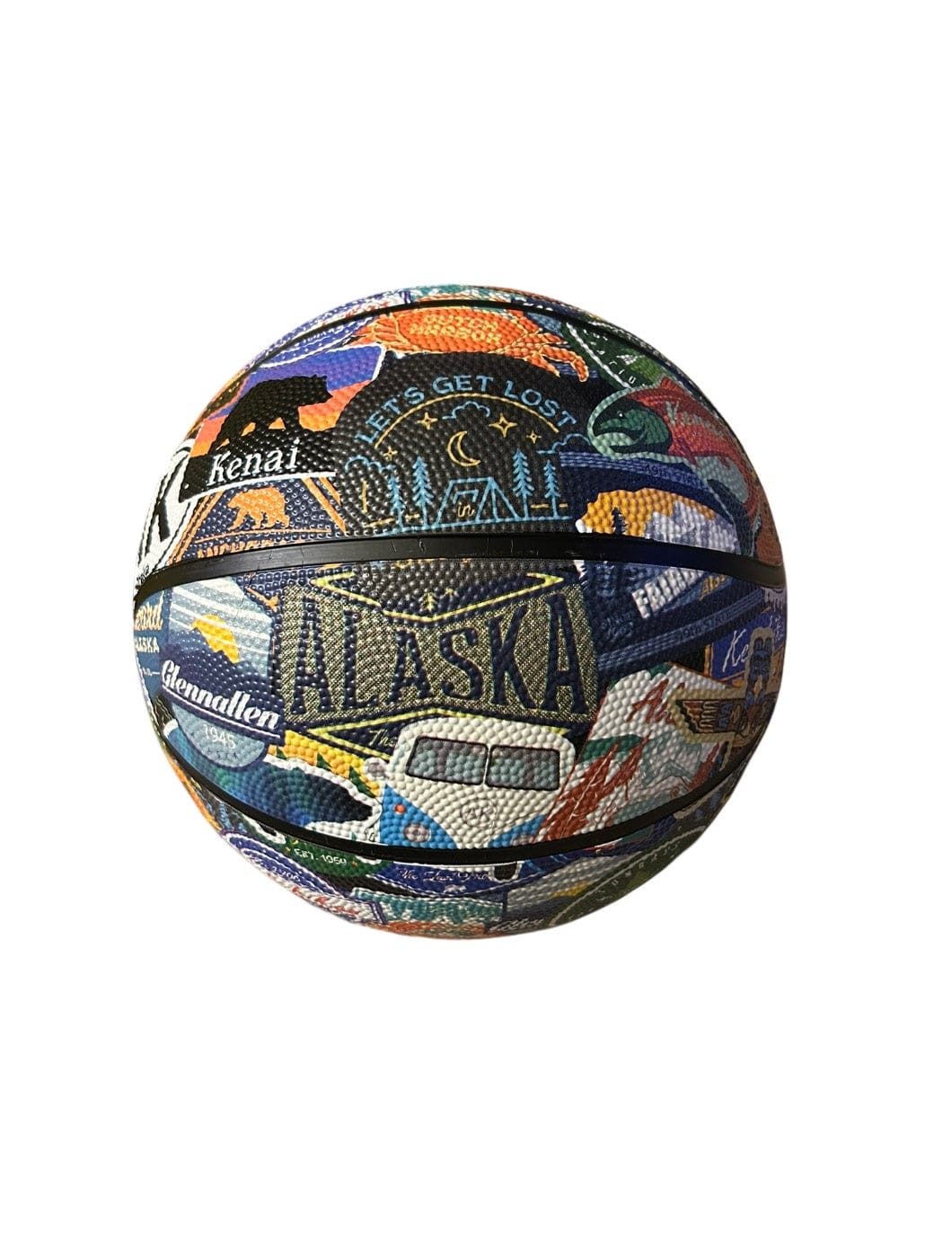 Sticker Collage Alaska Basketball — Polar Bear Gifts