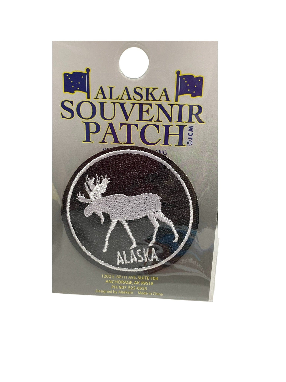 Circle Moose Patch — Polar Bear Gifts